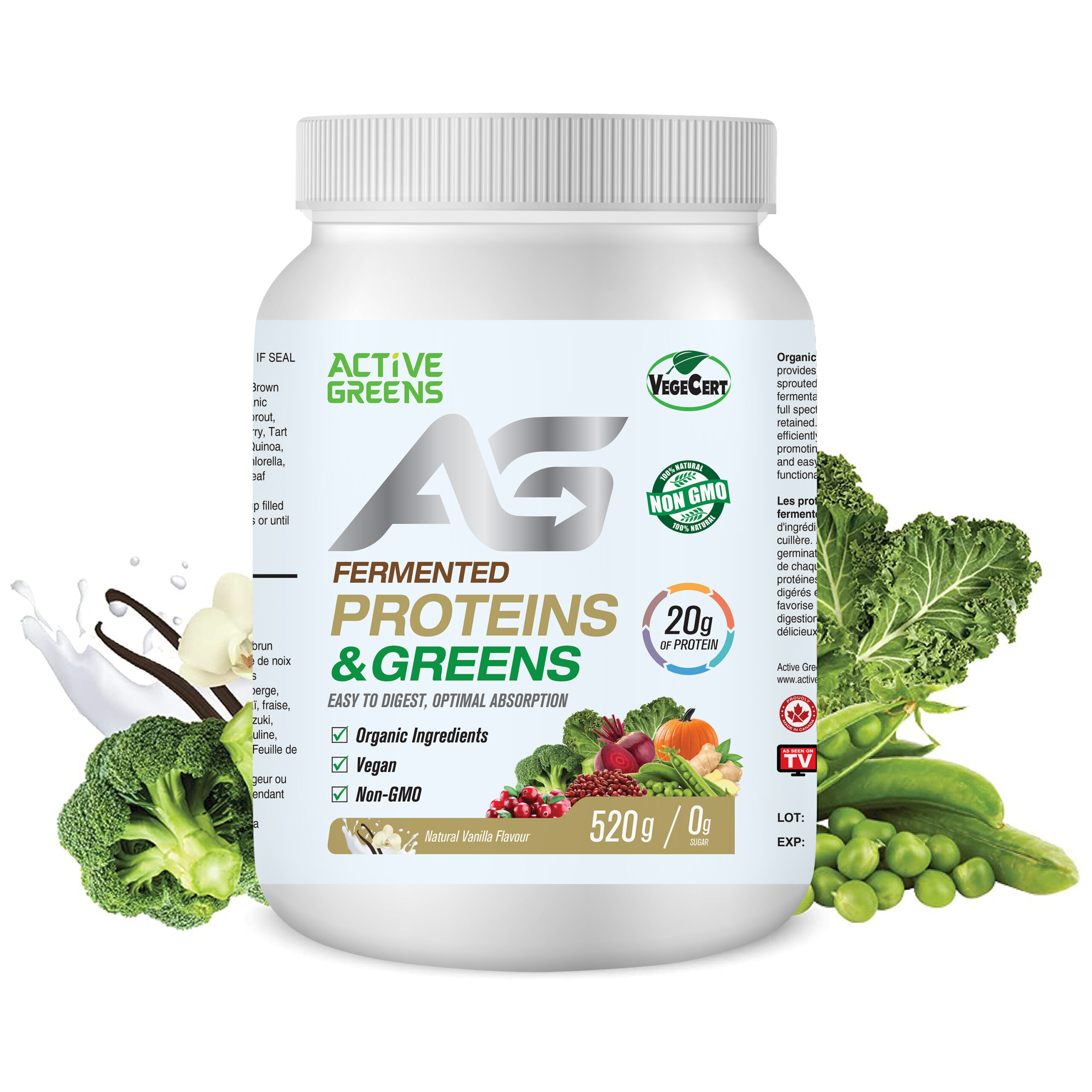 Fermented Proteins & Greens - Natural Vanilla Flavour - Family Care ...