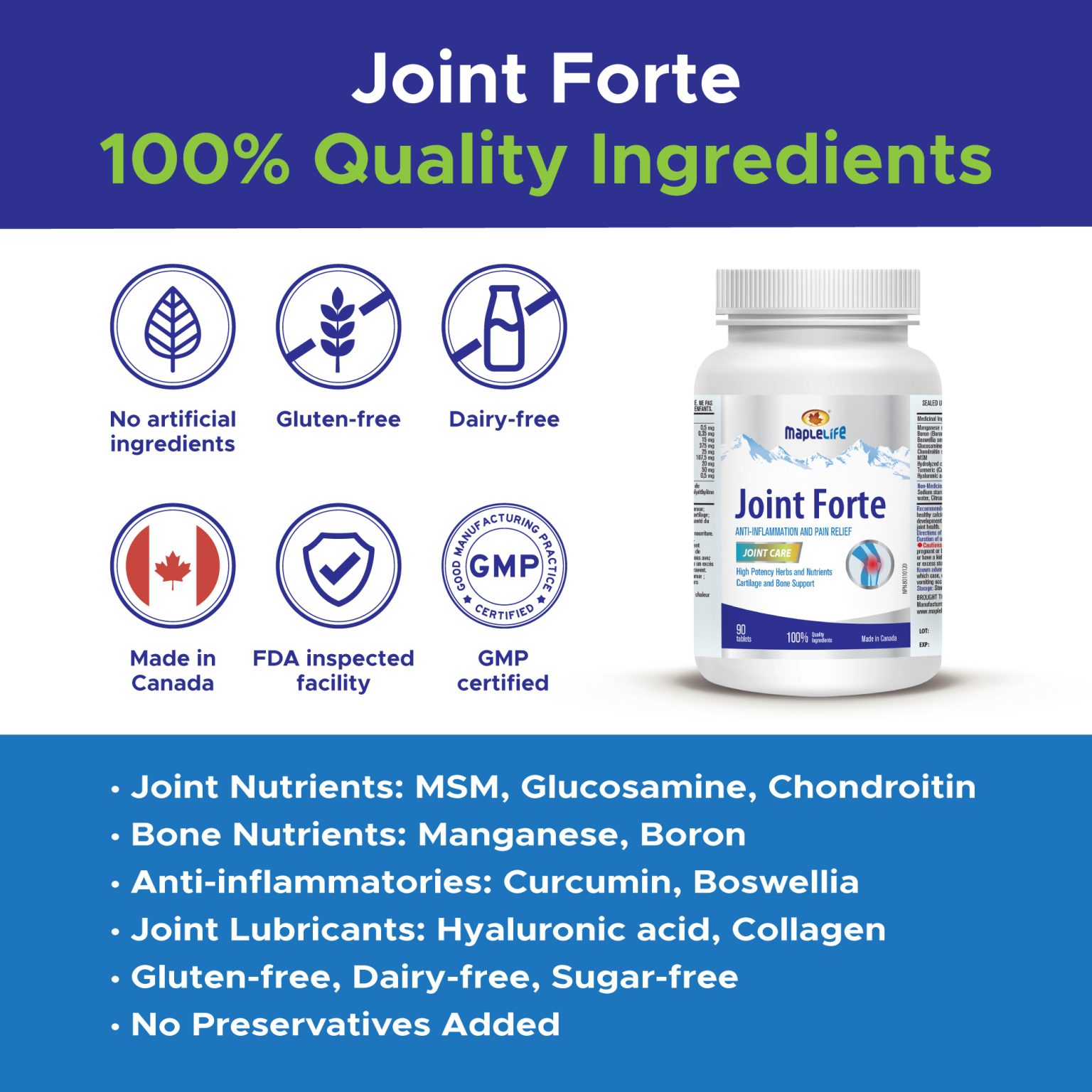 Joint Forte 90 Tablets - Family Care Nutrition